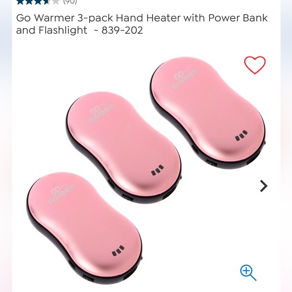 Accents | Go Warmer Pink Hand Heater 3pack 43 Retail | Poshmark